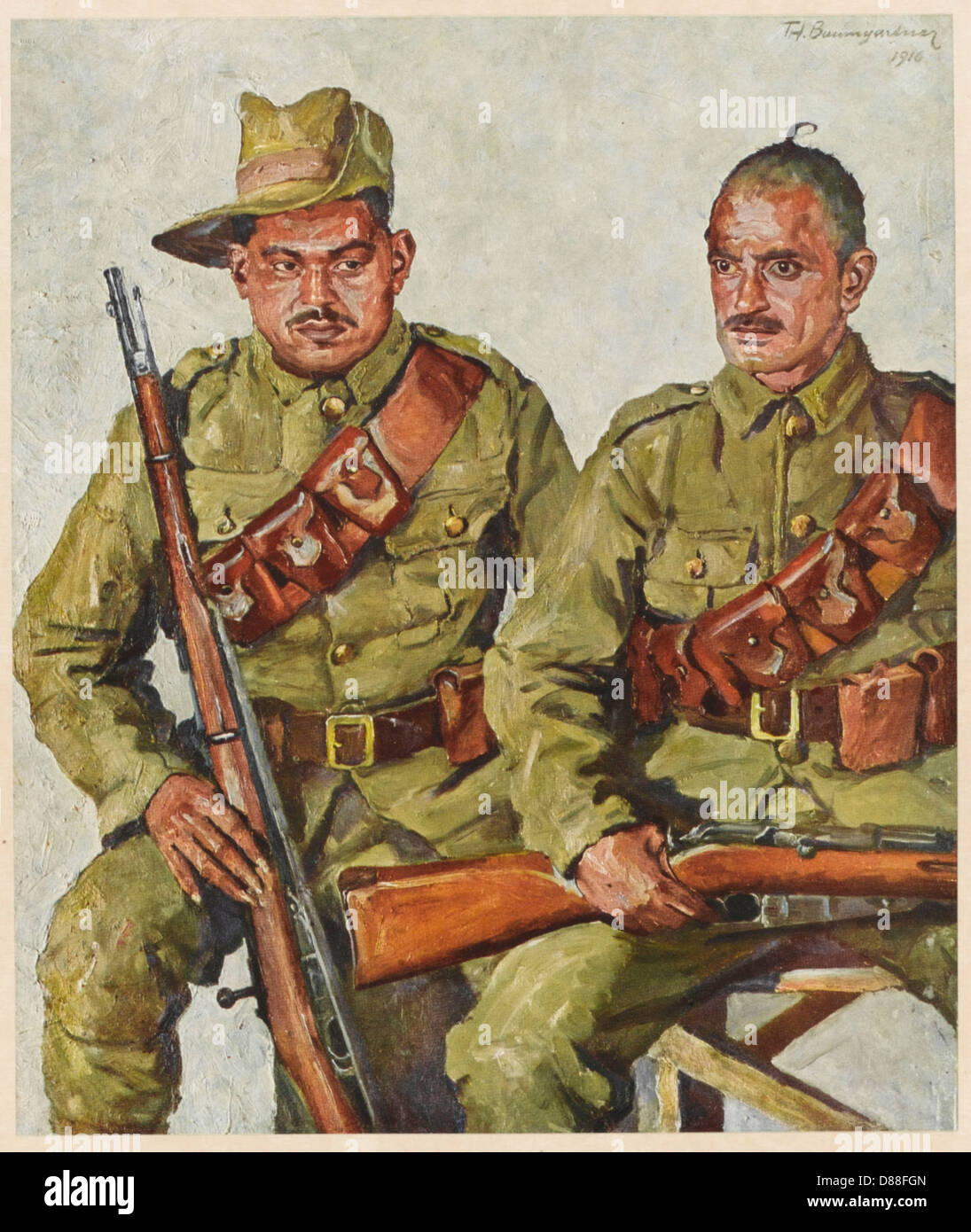 WW1 INDIAN SOLDIERS Stock Photo - Alamy
