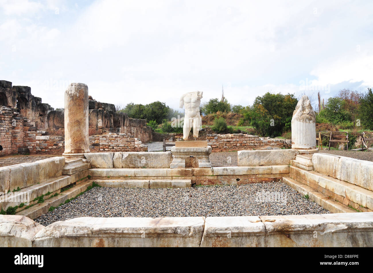 The Hadrian Baths named after the Roman Emperor Hadrian. The baths were ...
