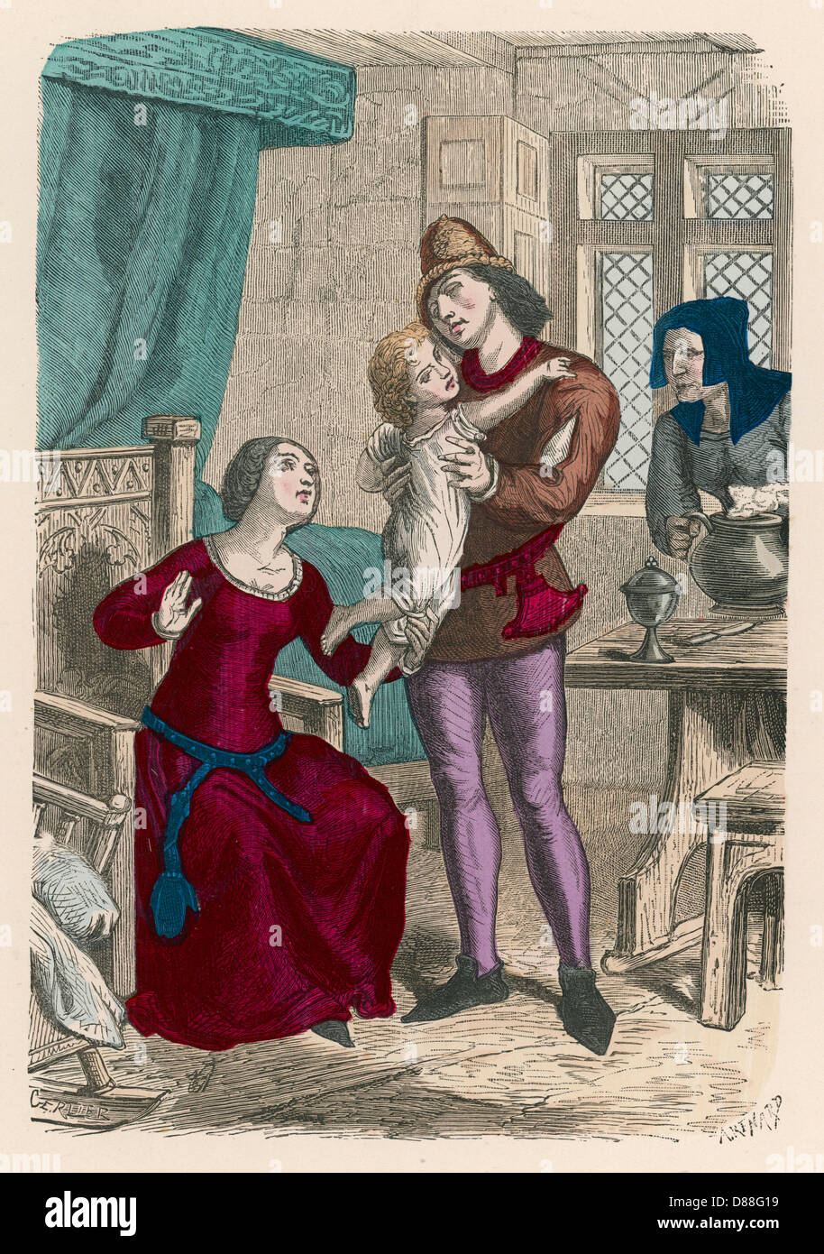 Bourgeois Family High Resolution Stock Photography and Images - Alamy