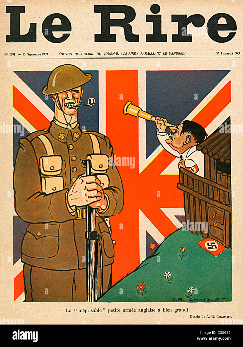 Hitler cartoon britain hi-res stock photography and images - Alamy