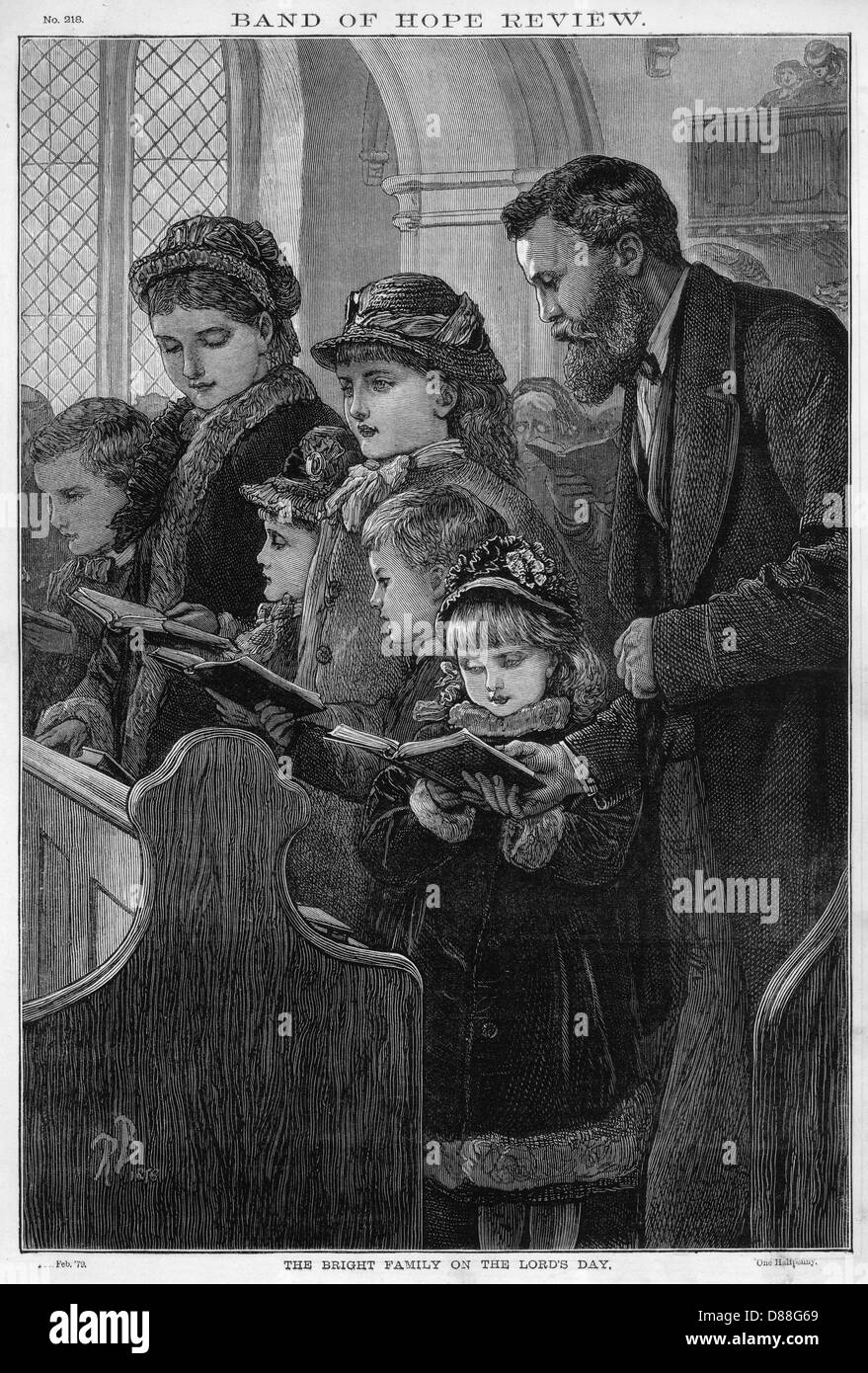 THE FAMILY PEW Stock Photo - Alamy