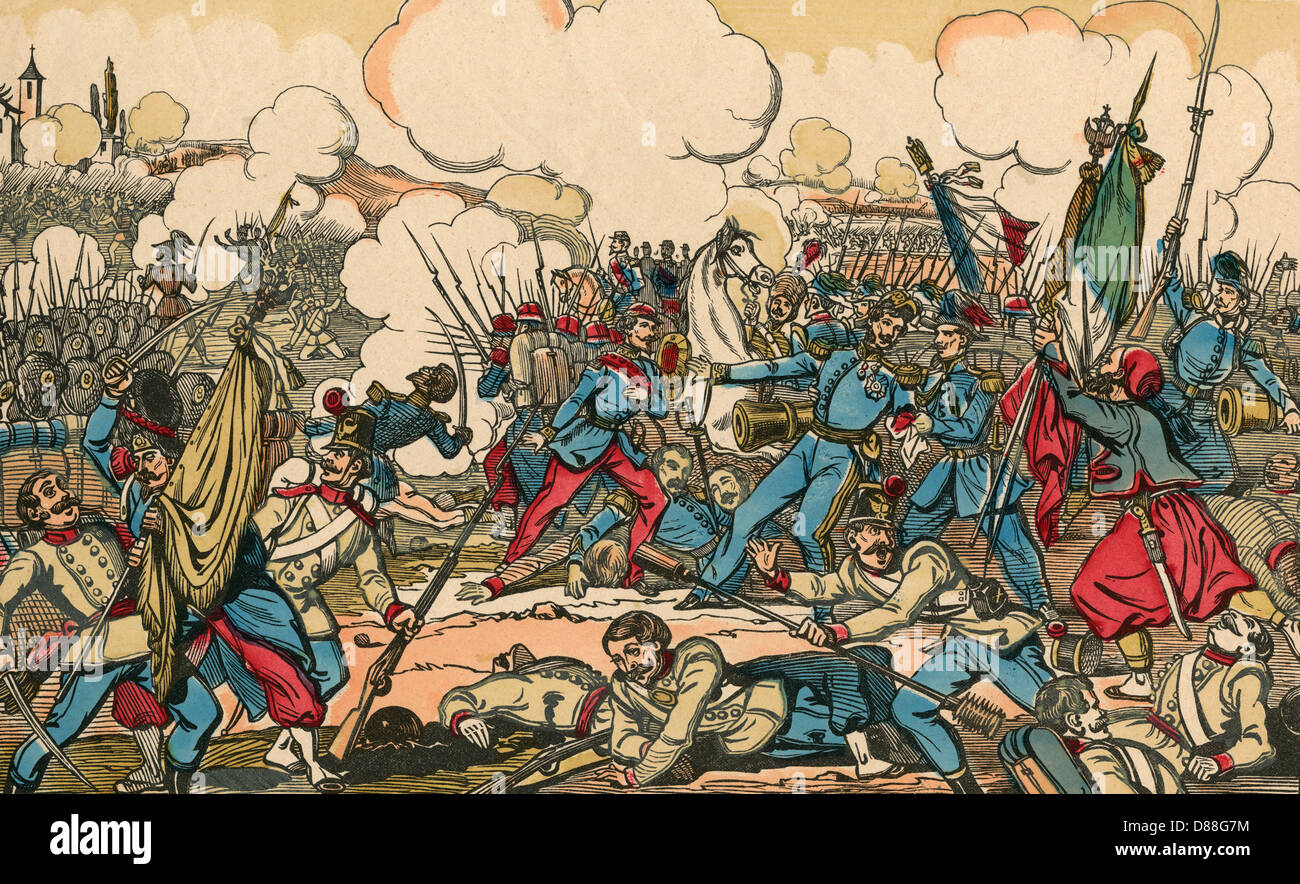 Napoleon iii at the battle of solferino hi-res stock photography and ...