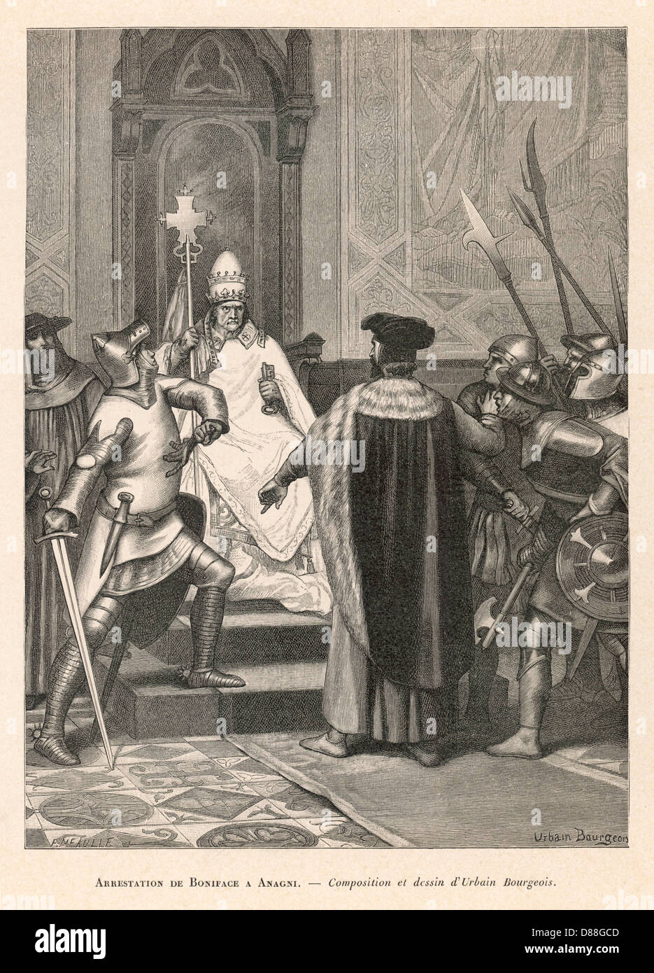 Bonifacius Viii Prisoner Stock Photo - Alamy