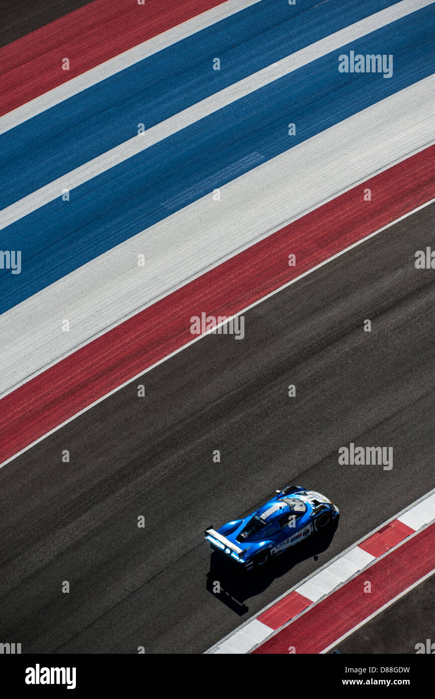 A Ford-Riley Daytona Prototype from Michael Shank Racing seen during ...