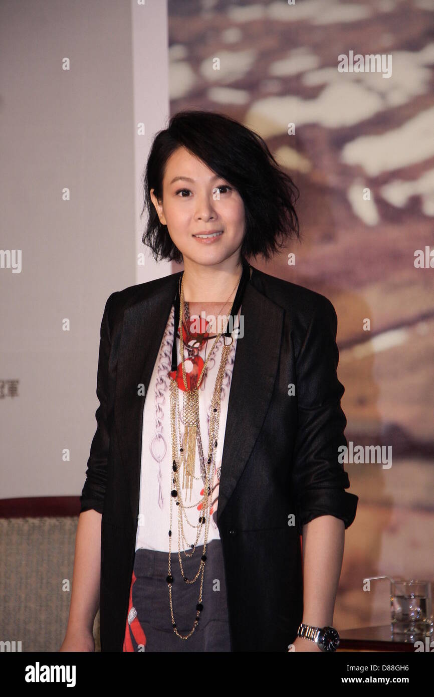 Rene Liu at press conference of her album in Taipei, Taiwan, China on ...