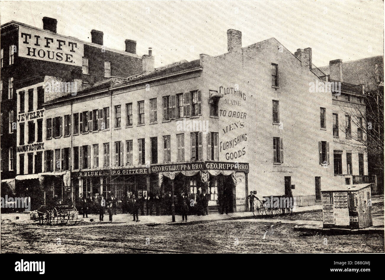 Views of Old-Time Buffalo p26 b Stock Photo - Alamy