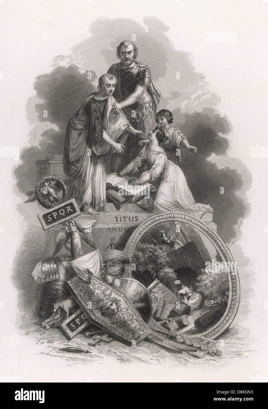 Titus Andronicus - Tragedy - Wiliam Shakespeare Stock Photo - Alamy