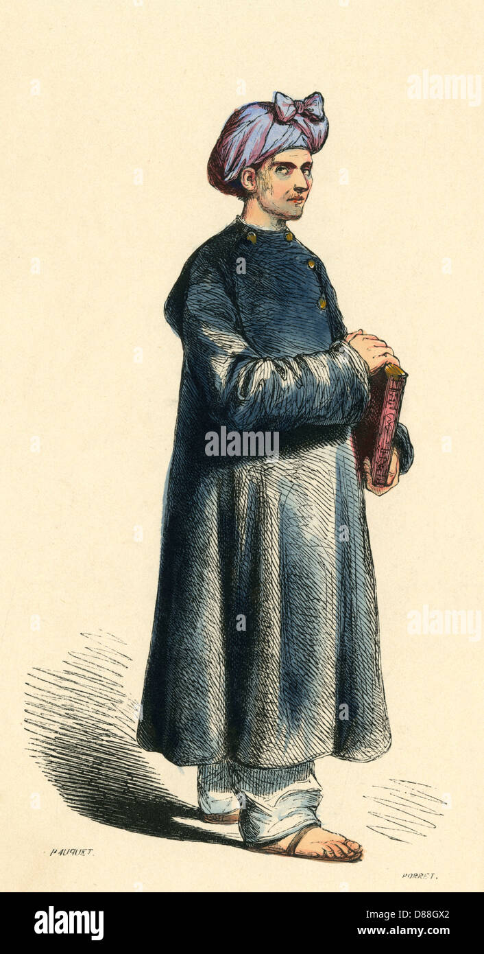 FRENCH INDIAN MISSIONARY Stock Photo - Alamy