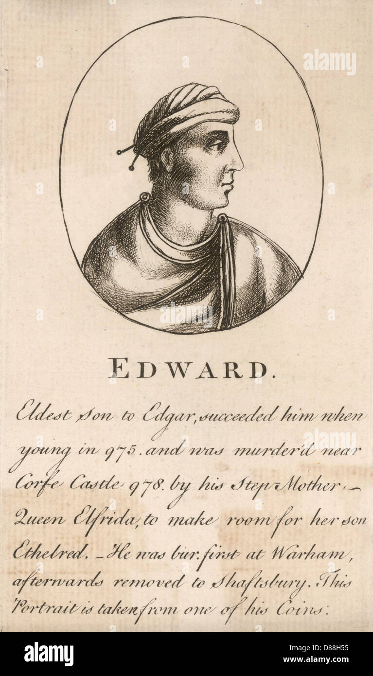 EDWARD THE MARTYR/OVAL Stock Photo - Alamy