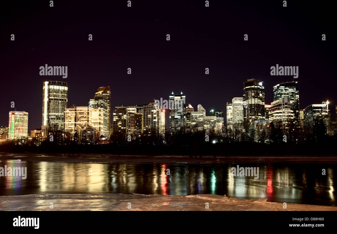 Night Shots Calgary Alberta Canada Stock Photo - Alamy
