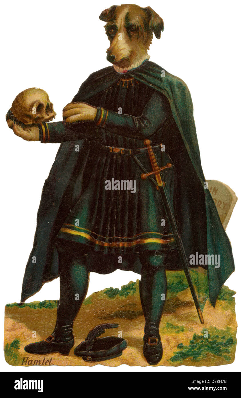 DOG AS HAMLET Stock Photo - Alamy