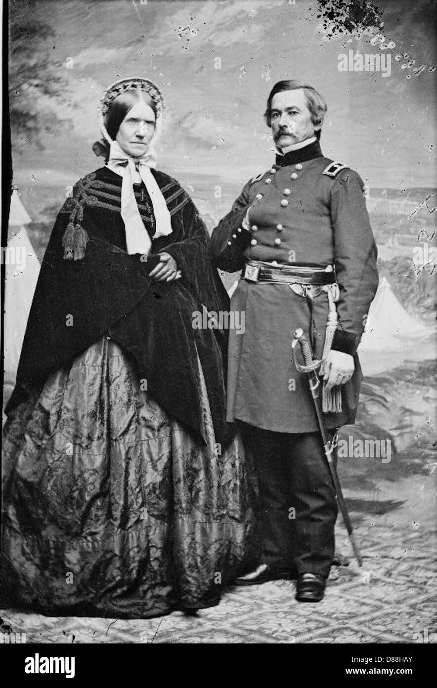 Willis Gorman and wife Stock Photo - Alamy
