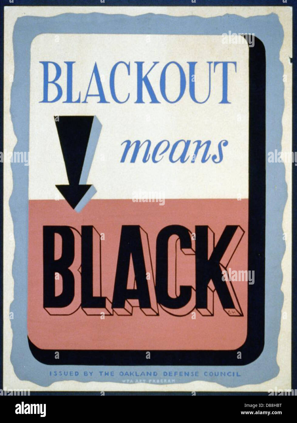 Blackout poster hi-res stock photography and images - Alamy