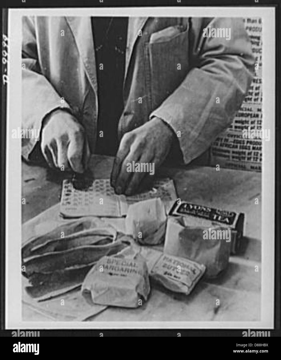 Rationing wwii hi-res stock photography and images - Alamy