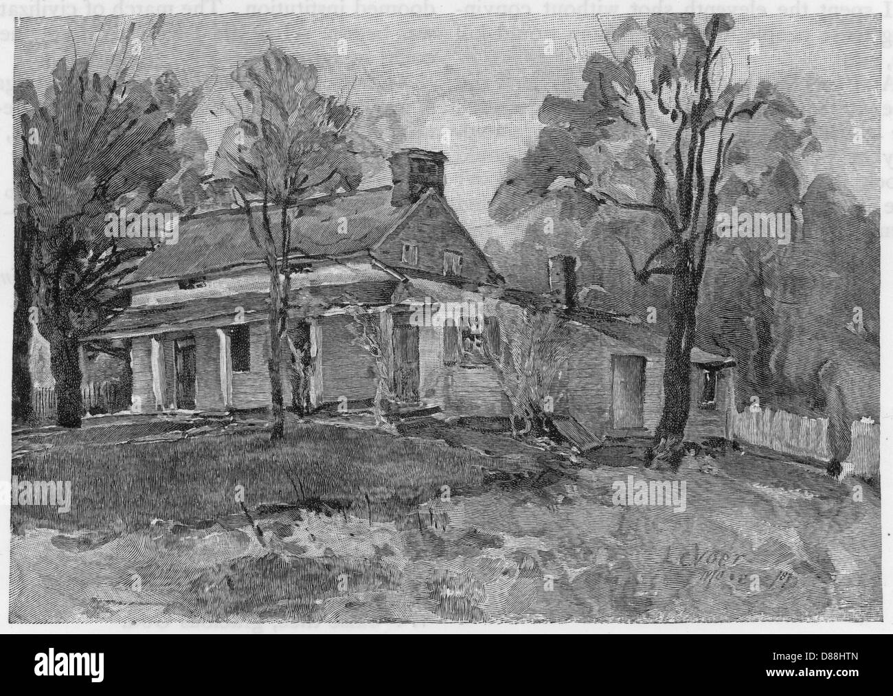 Edgar allan poe cottage hi-res stock photography and images - Alamy