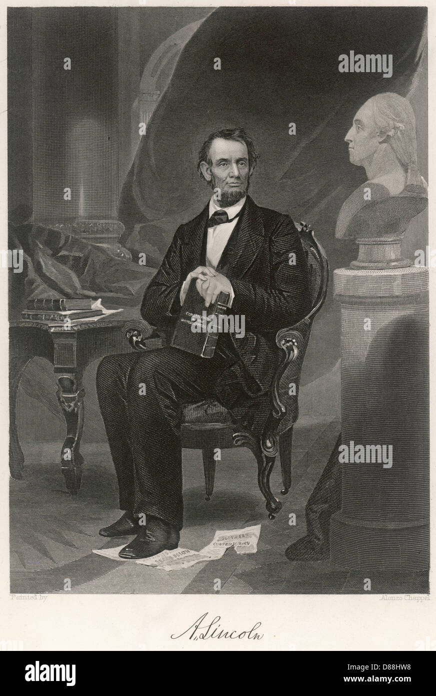 Abraham lincoln papers hi-res stock photography and images - Alamy
