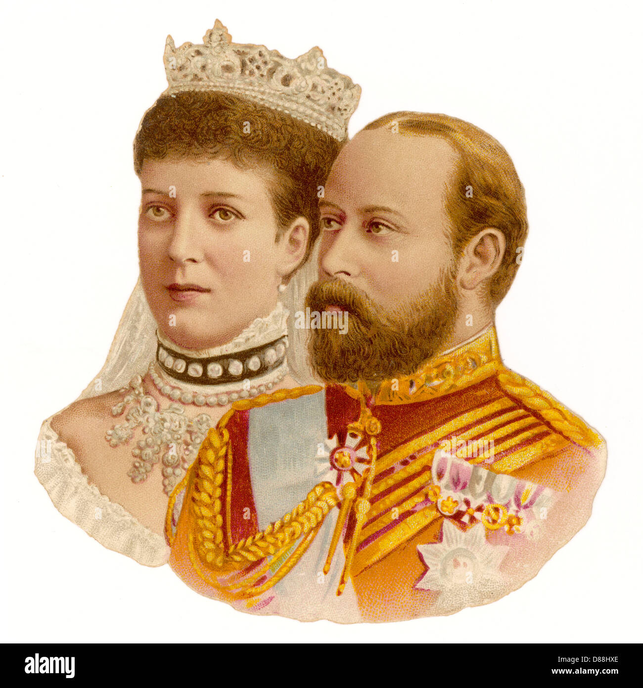 King edward vii queen alexandra hi-res stock photography and images - Alamy
