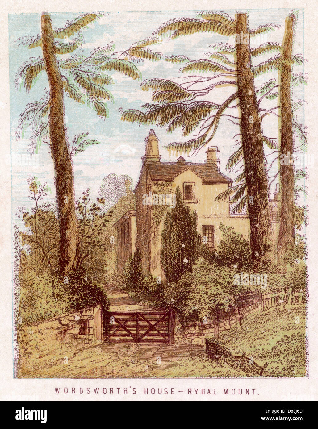 William wordsworth his home at rydal mount hi-res stock photography and ...