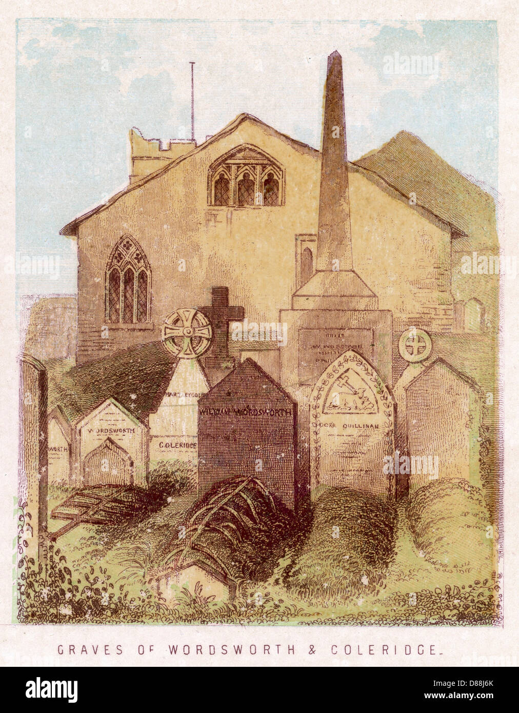 William wordsworth grave hi-res stock photography and images - Alamy