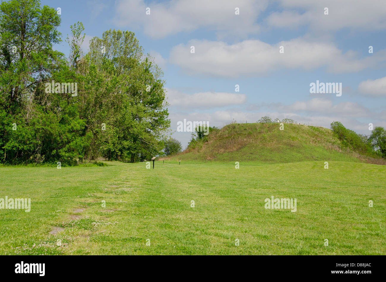 Mississippi, Greenville. Winterville Mounds, one of the largest Native ...