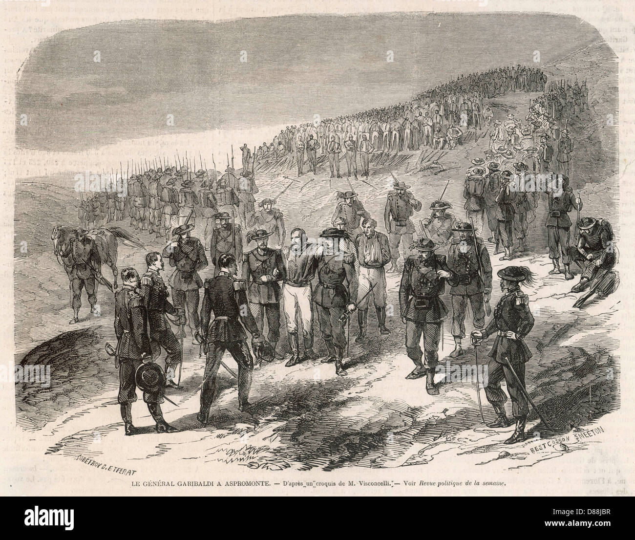 GARIBALDI AT ASPEROMONTE Stock Photo - Alamy