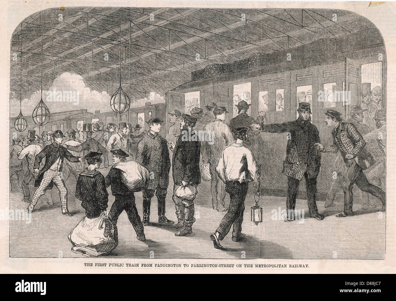 London underground 1863 hi-res stock photography and images - Alamy