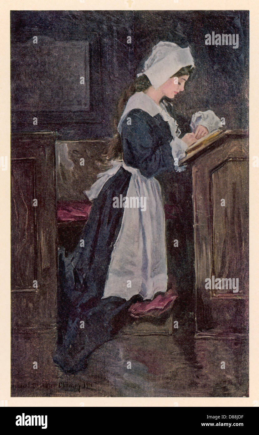 Puritan woman hi-res stock photography and images - Alamy