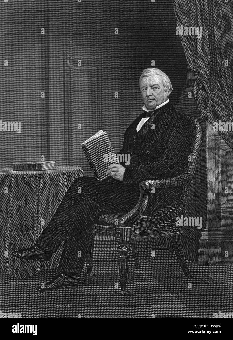 President millard fillmore Black and White Stock Photos & Images - Alamy