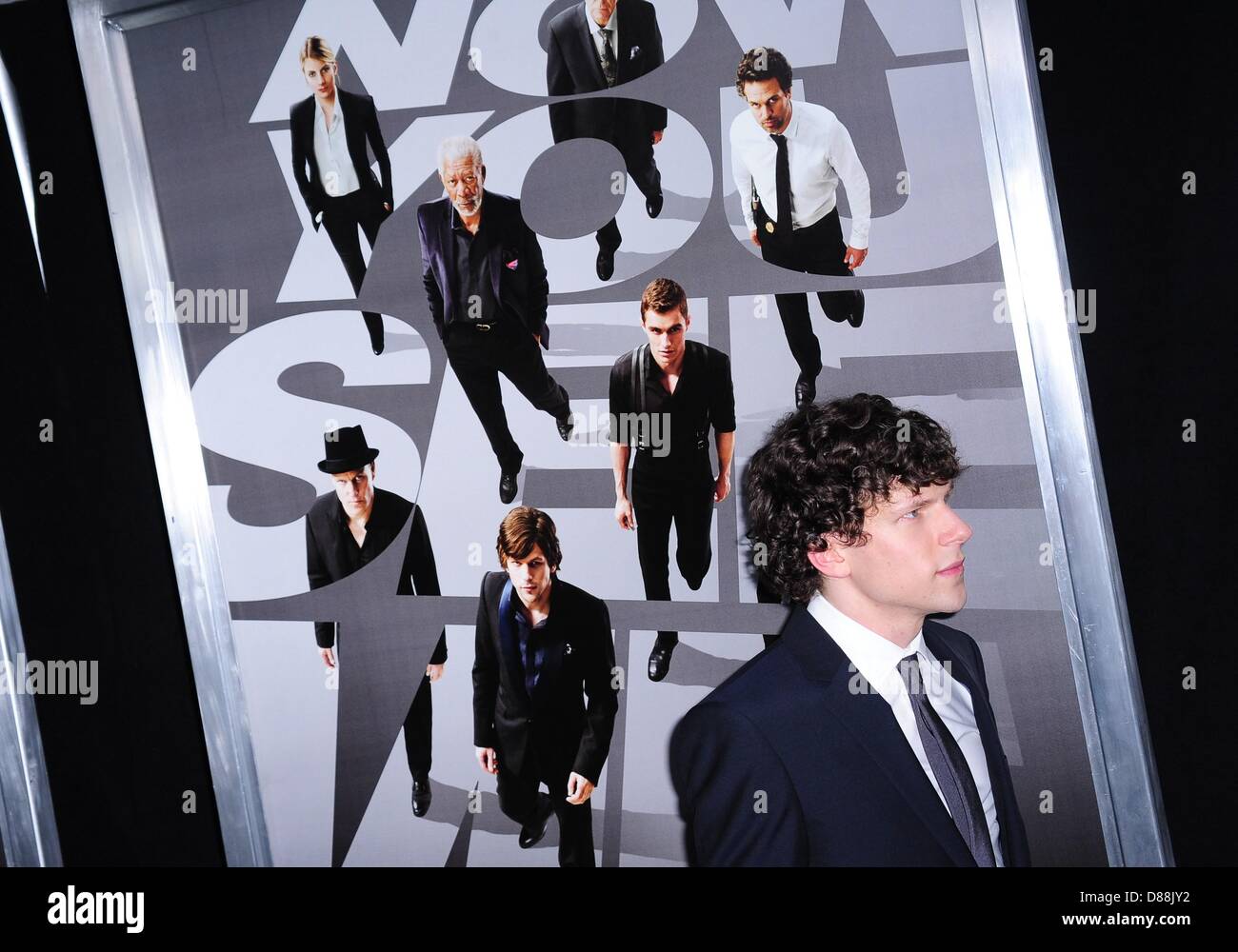 New York, USA. 21st May 2013. Jesse Eisenberg at arrivals for NOW YOU ...