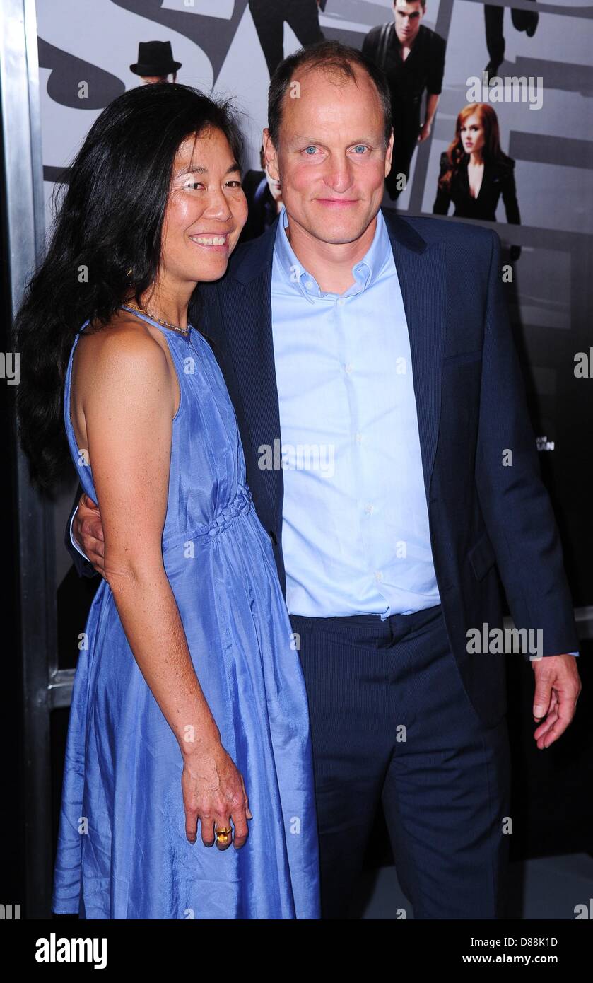New York, USA. 21st May 2013. Laura Louie, Woody Harrelson at arrivals ...