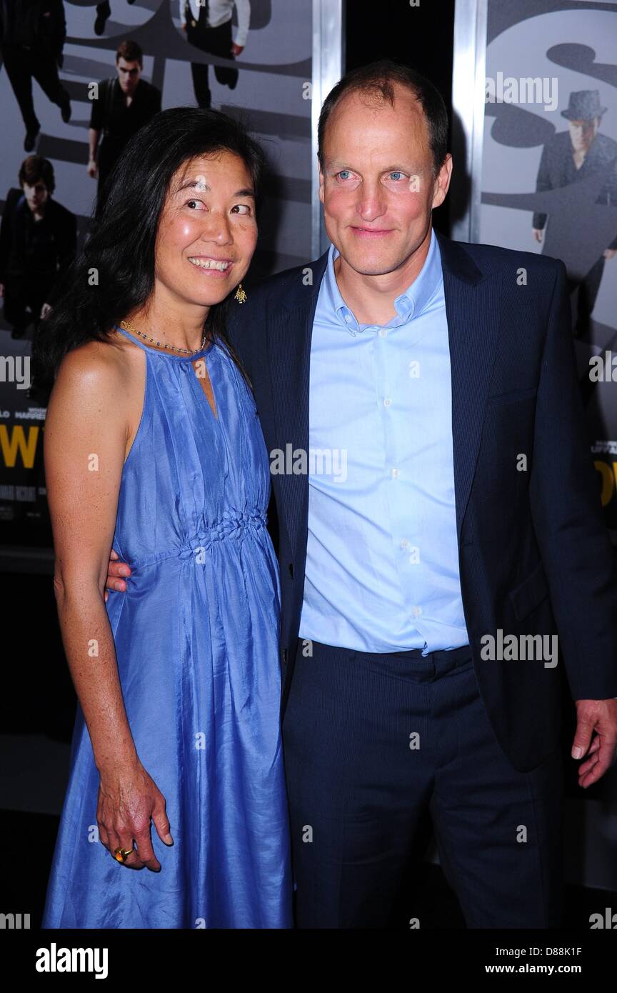 New York, USA. 21st May 2013. Laura Louie, Woody Harrelson at arrivals ...
