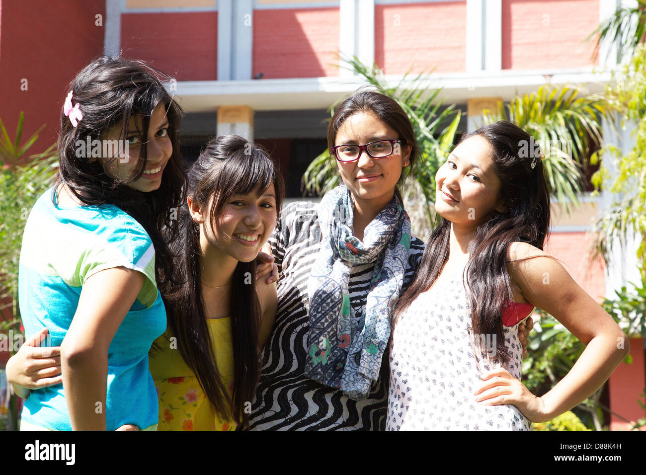 Indian college students hi-res stock photography and images - Alamy