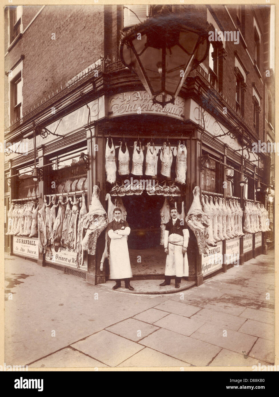 Butchers to the Queen Stock Photo - Alamy