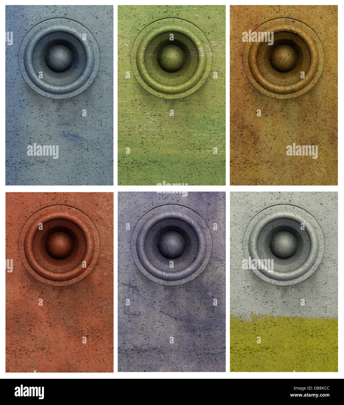 old speaker sound system grunge deejay DJ Stock Photo - Alamy