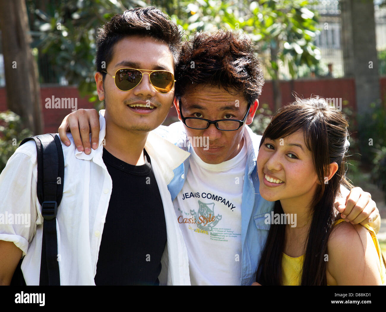 Indian school friends students fun hi-res stock photography and images ...