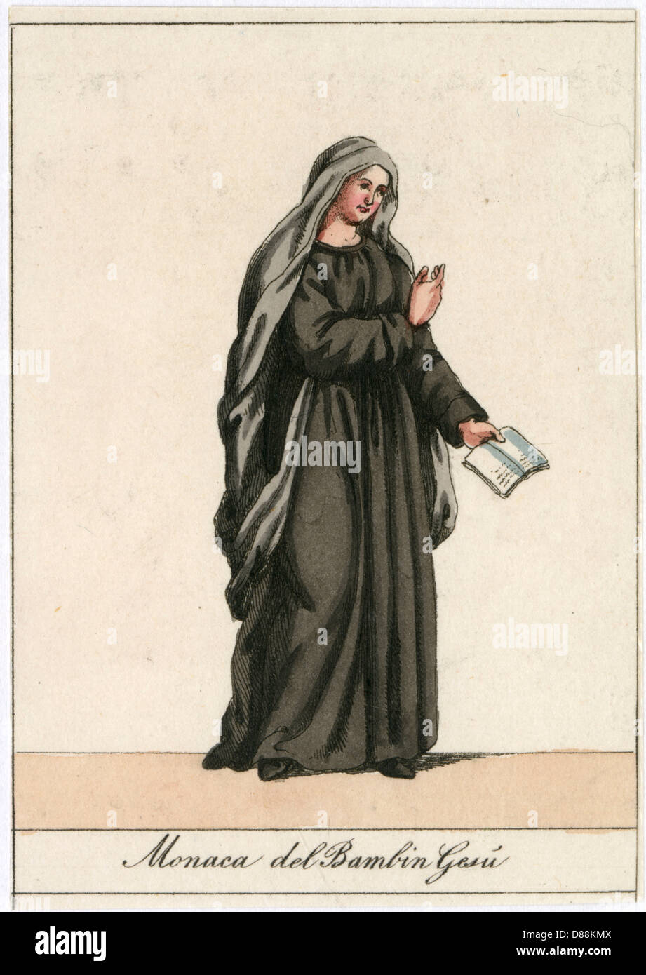 NUN OF THE INFANT JESUS Stock Photo - Alamy