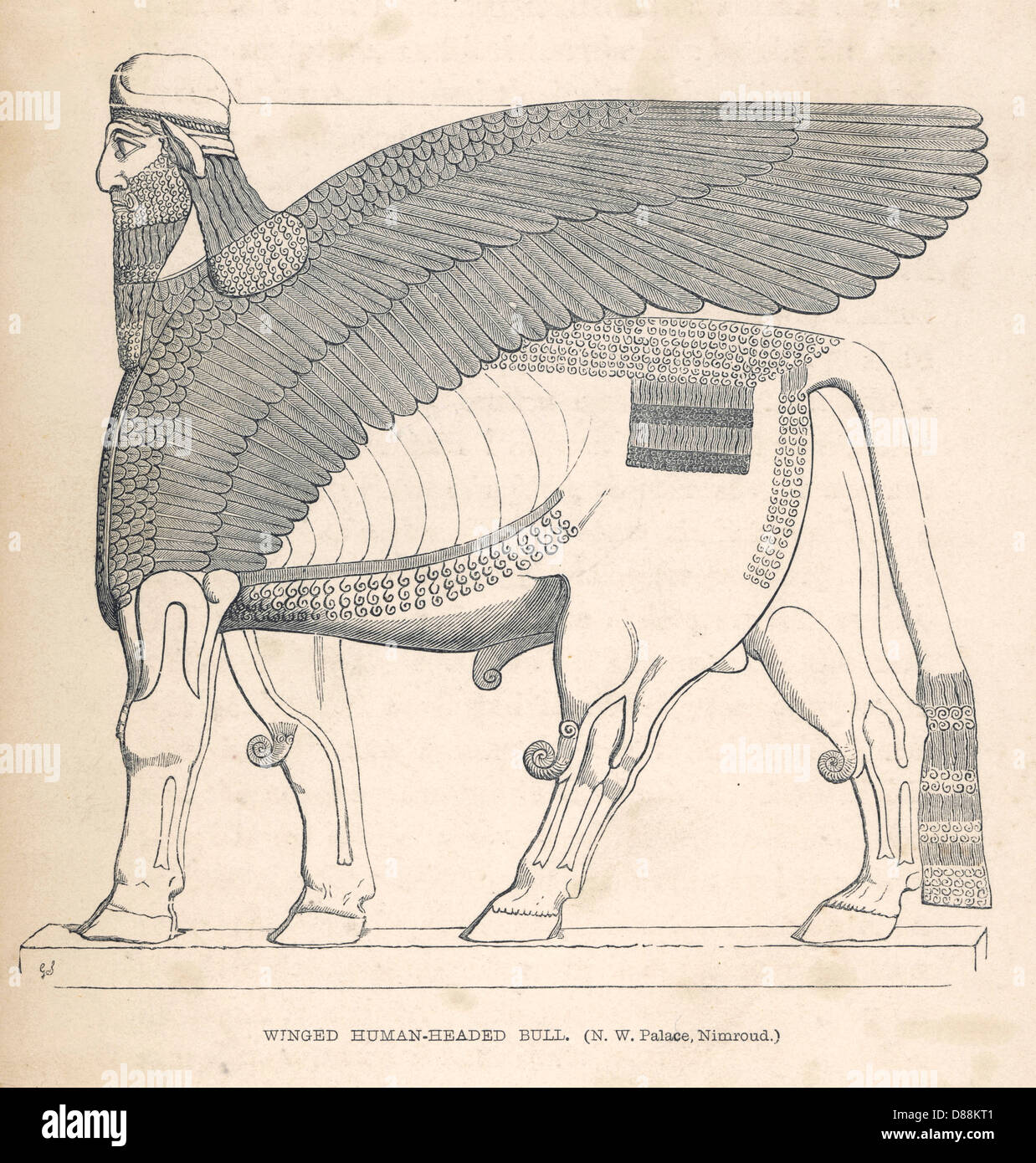 Iraq winged bull hi-res stock photography and images - Alamy