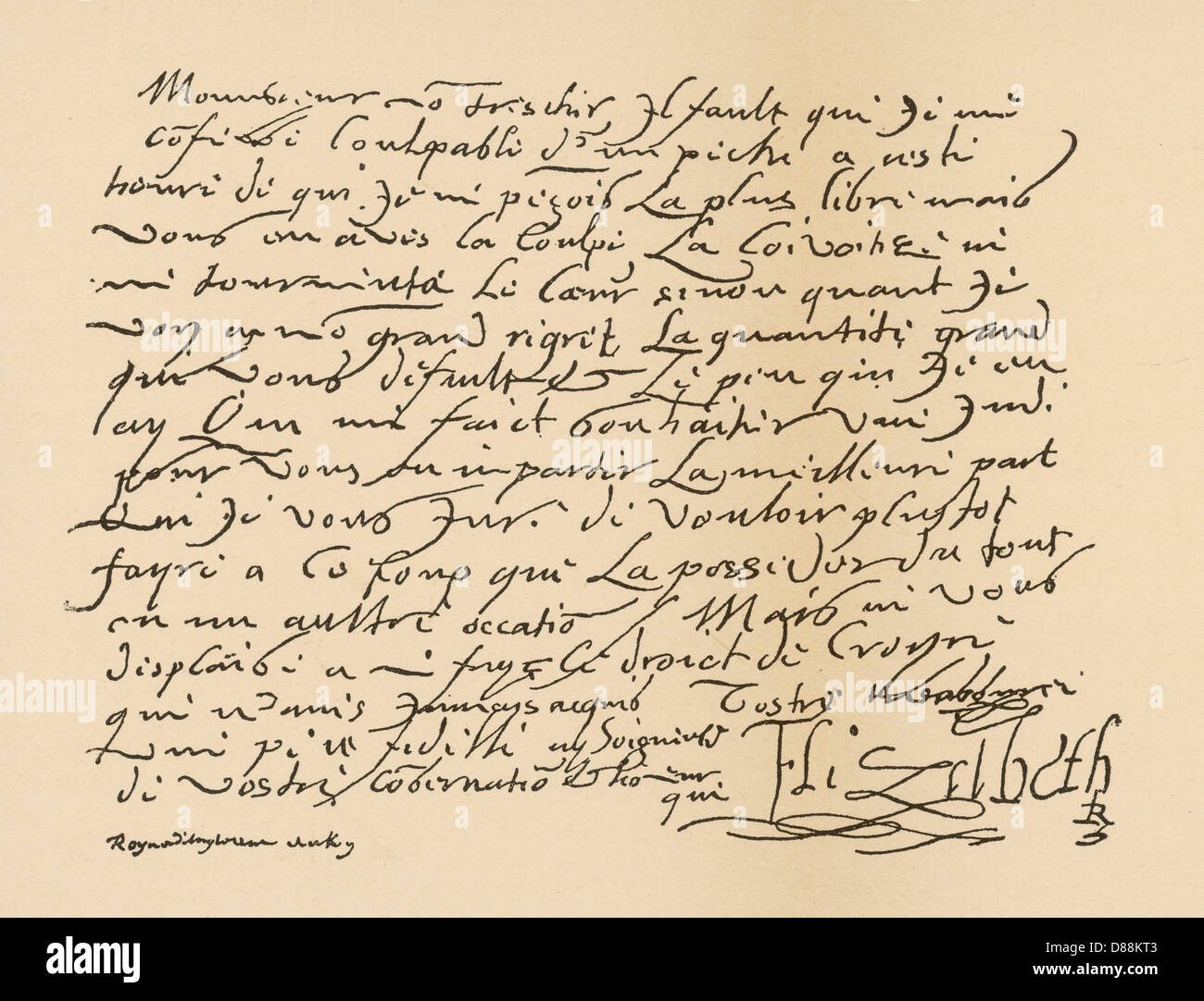 Queen elizabeth signature hi-res stock photography and images - Alamy