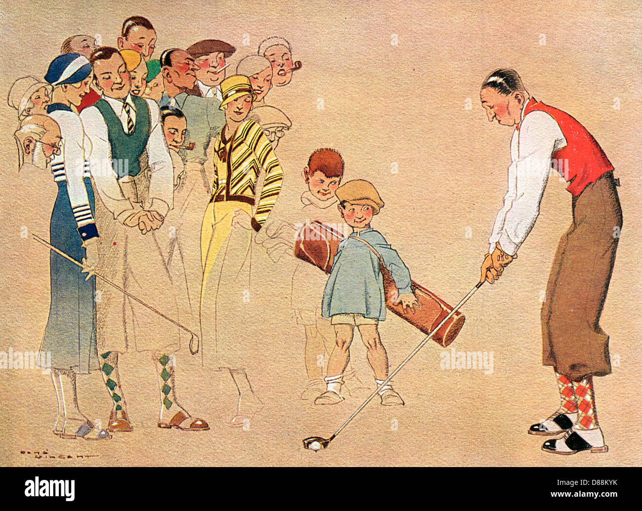 Golf - the Beginner Stock Photo - Alamy