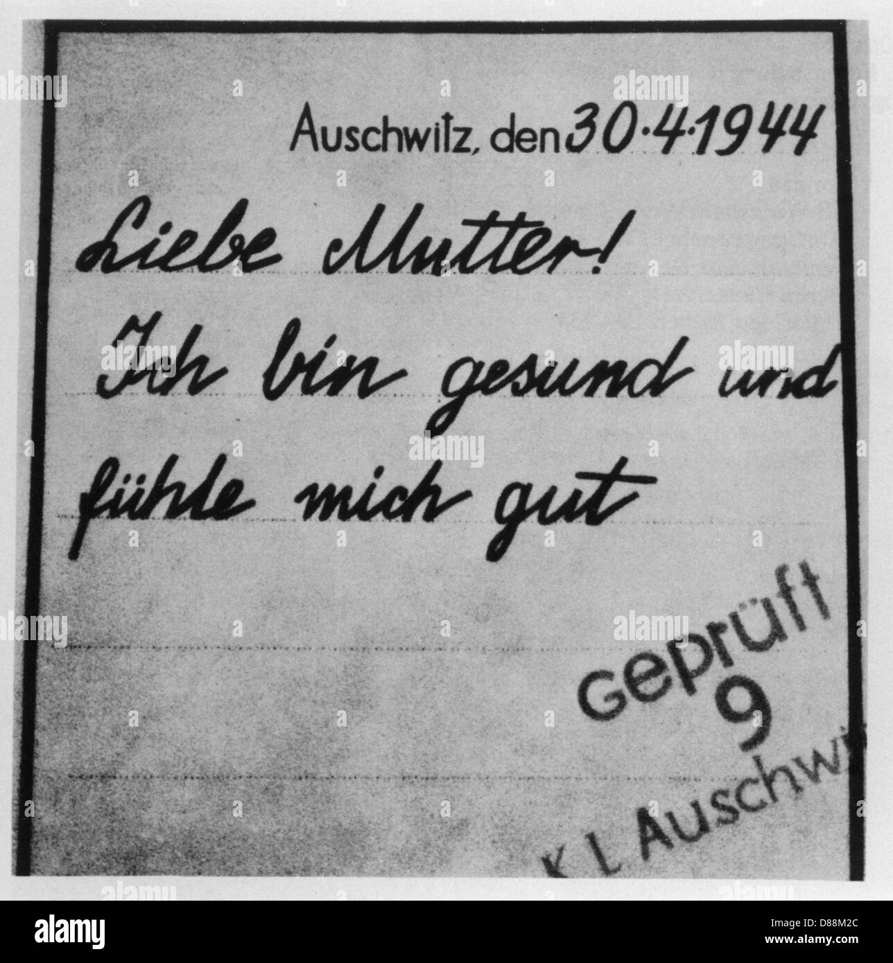 April letter Black and White Stock Photos & Images - Alamy