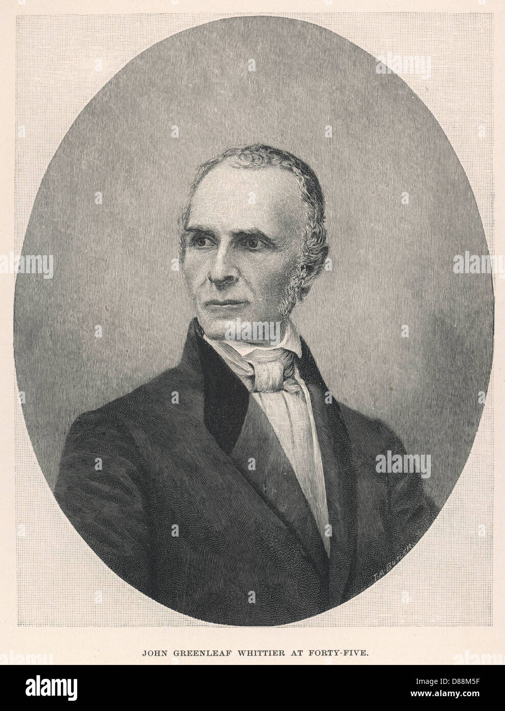 JOHN GREENLEAF WHITTIER Stock Photo - Alamy