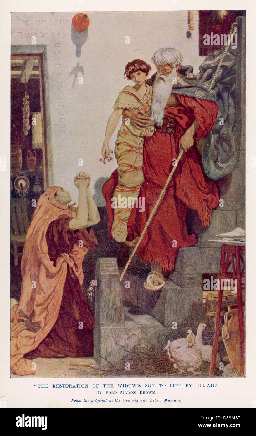 ELIJAH AND WIDOW'S SON Stock Photo - Alamy