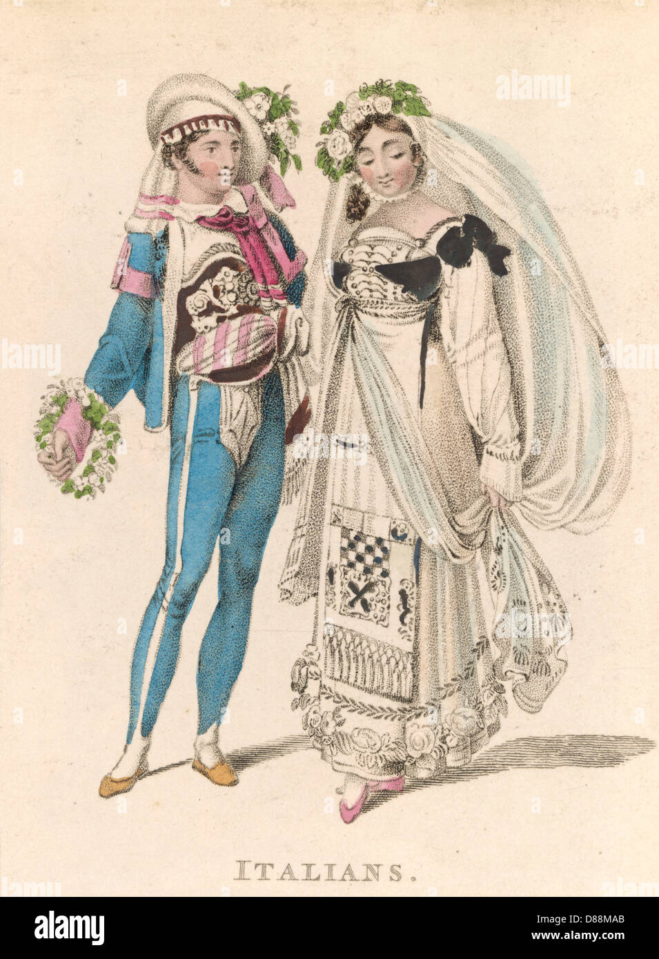 Italian Bride Groom Stock Photo - Alamy