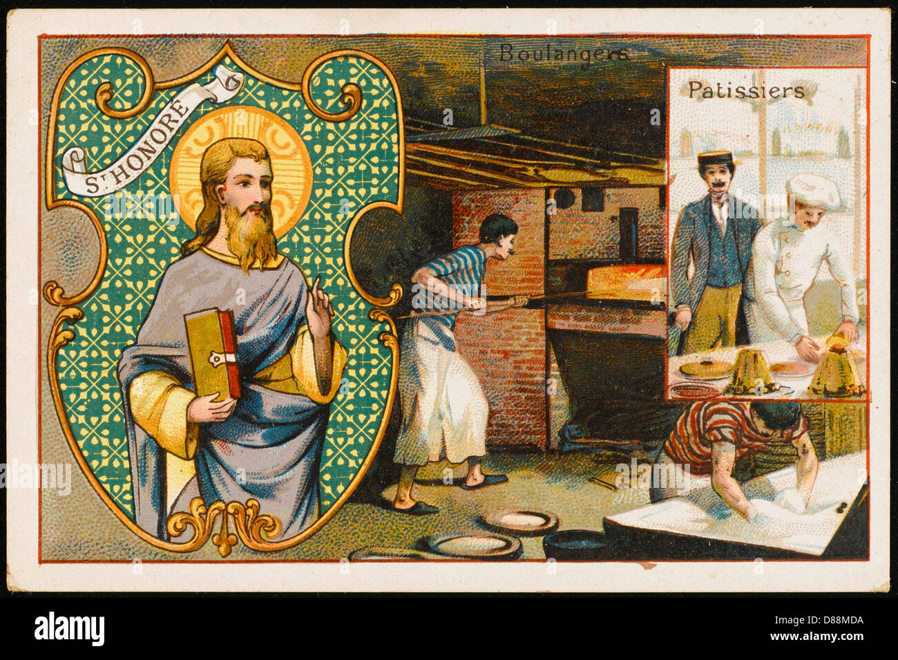 Honorius Patron Saint Stock Photo - Alamy