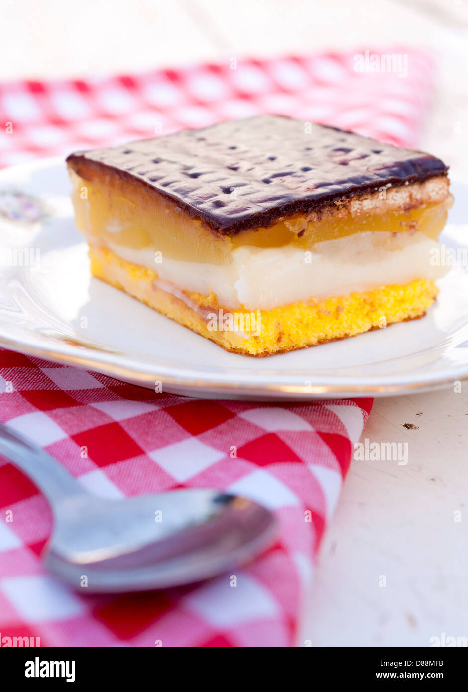 Selective focus on the lambada cake Stock Photo - Alamy