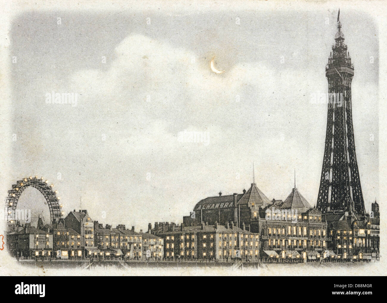 Blackpool Tower Showing Blackpool Tower High Resolution Stock ...