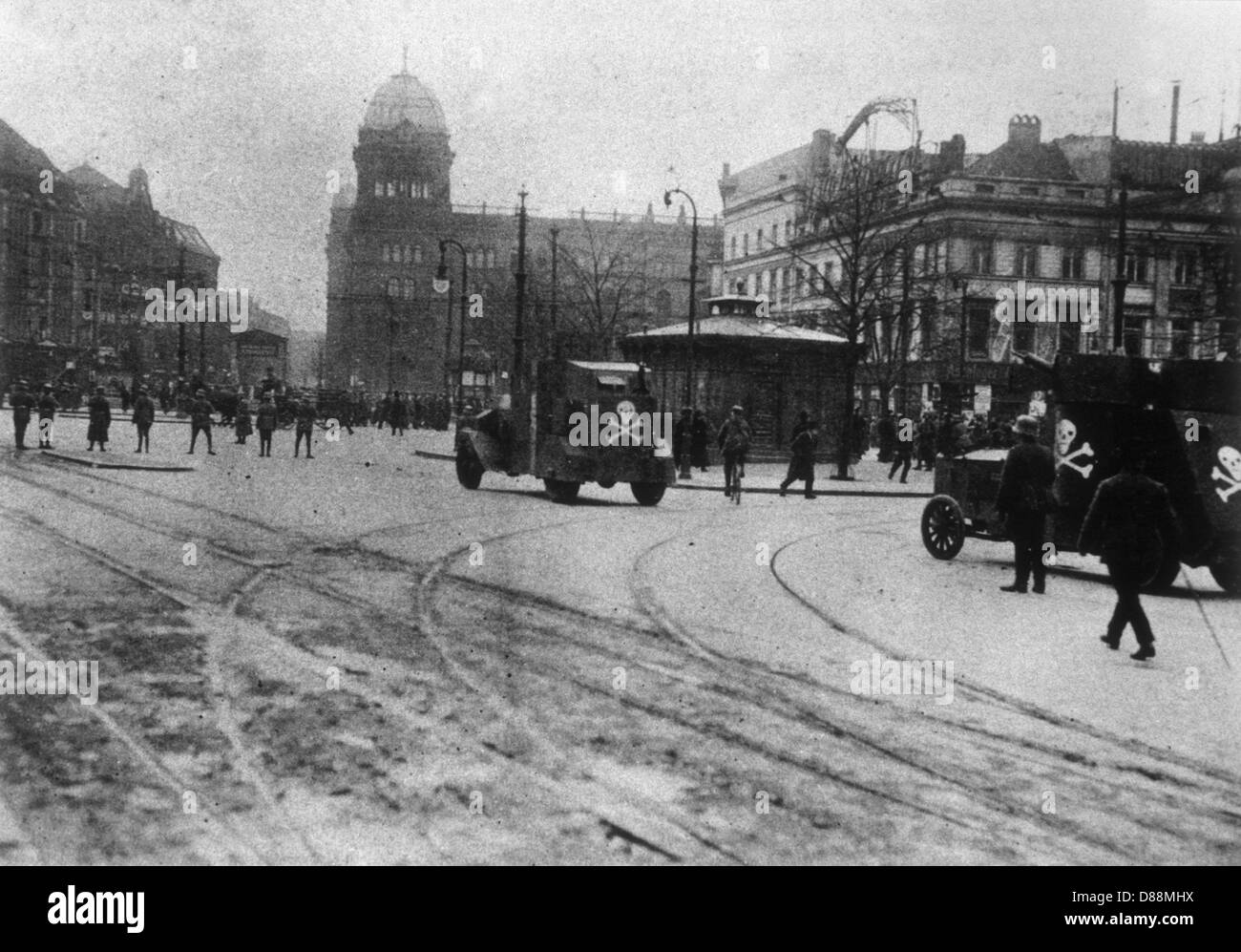 General strike in Berlin 1919 Stock Photo - Alamy
