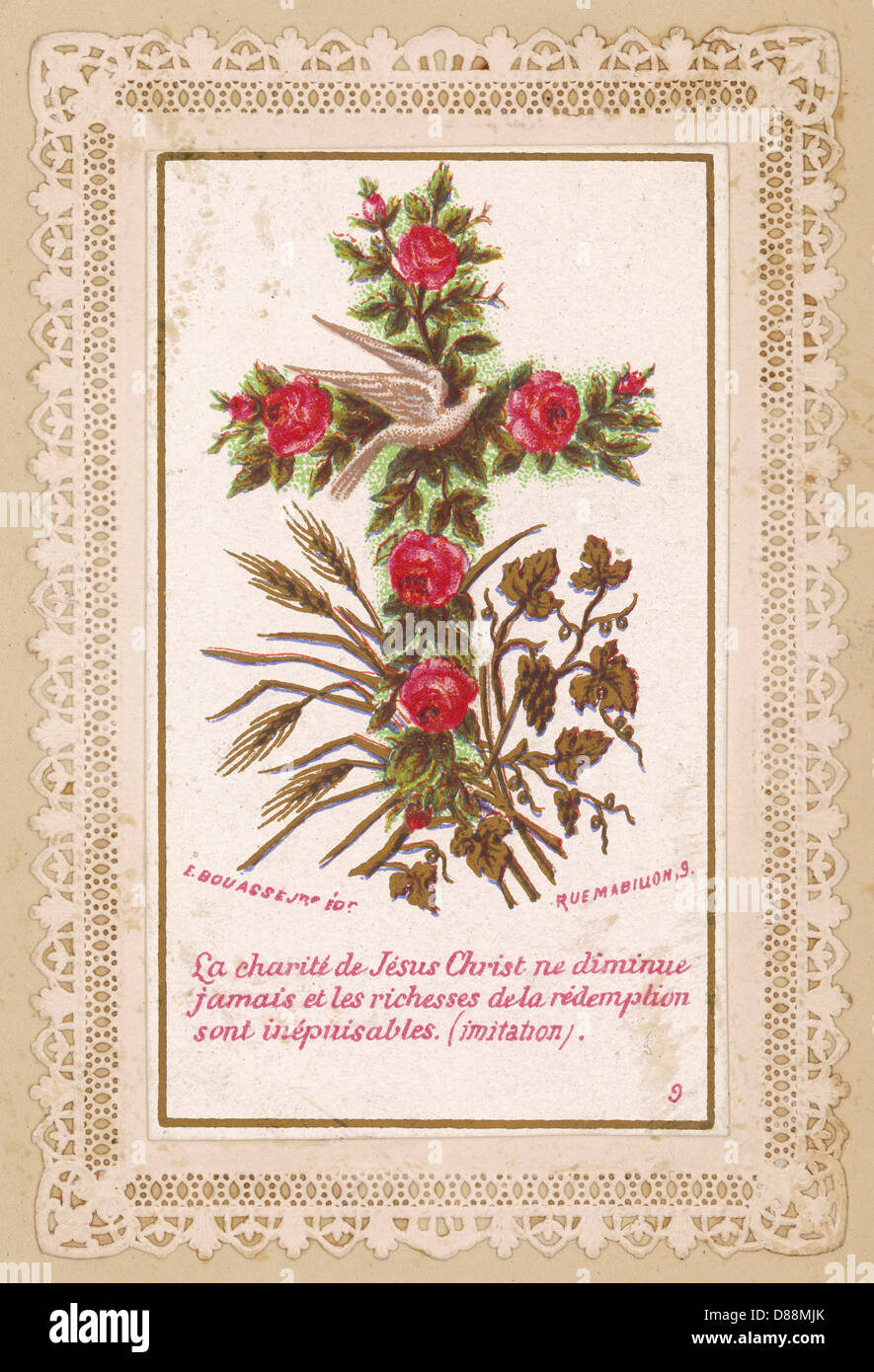 CROSS AND ROSES Stock Photo - Alamy