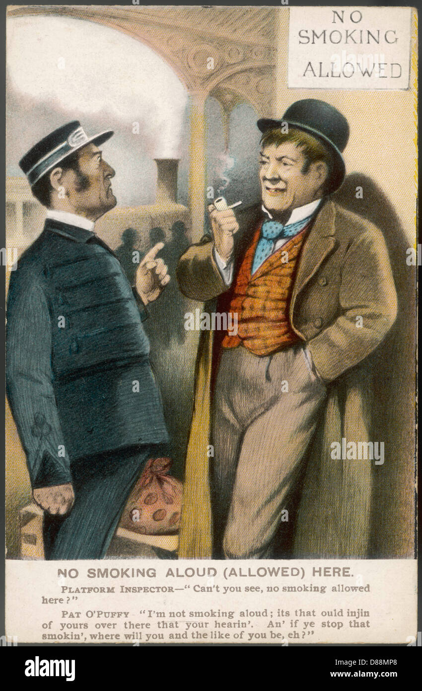 NO SMOKING ALOUD Stock Photo - Alamy