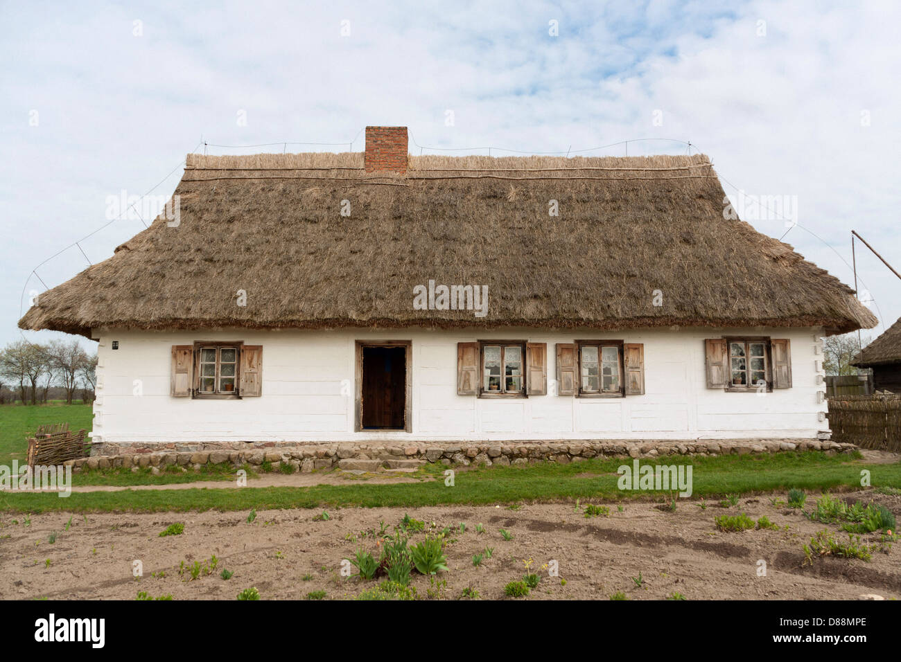 Cottage from Rębów in Museum of the Mazovian Countryside in Sierpc ...